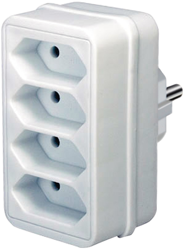 Adapter With 4 Euro Sockets | brennenstuhl®