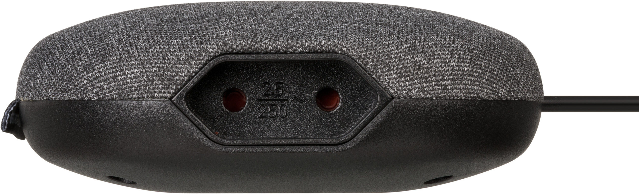 brennenstuhl®estilo charging station with textile surface 1xEuro-socket and 2xUSB-Charger black ...